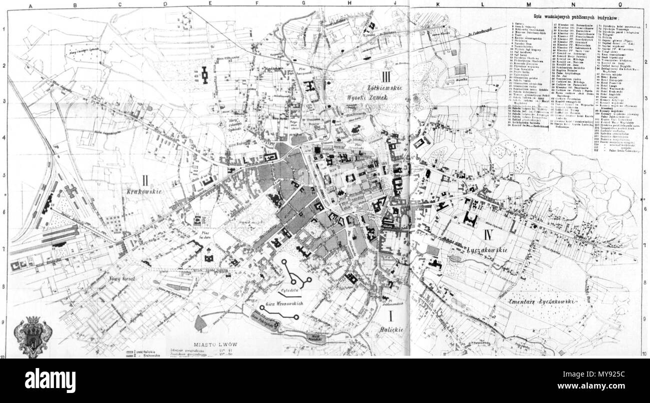 Old lviv map hi-res stock photography and images - Alamy