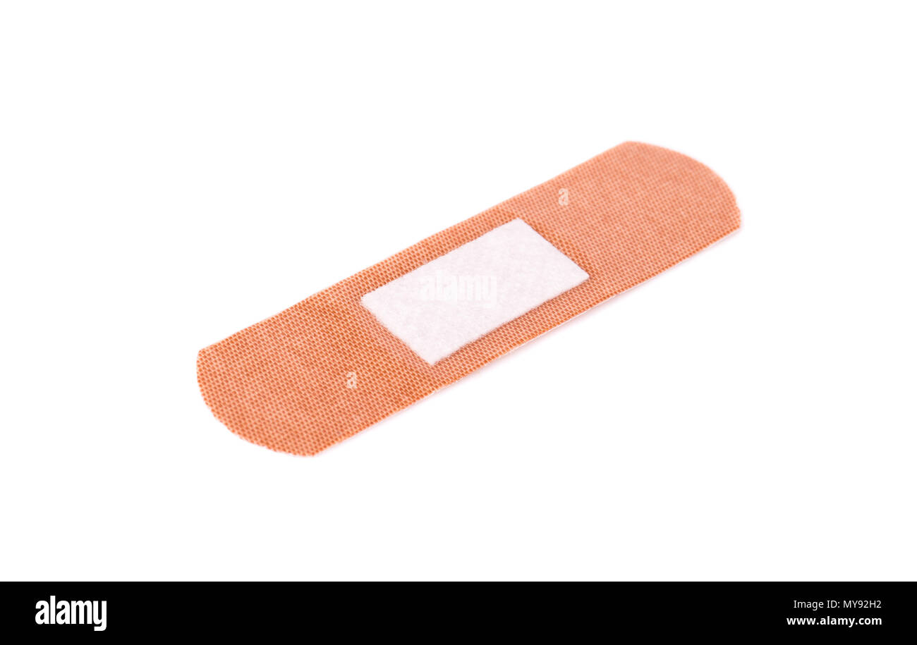 Open medical plaster for wounds isolated on white background Stock ...
