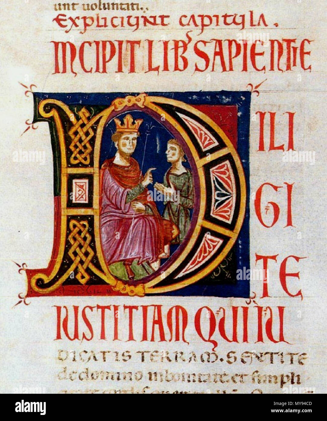 15 5 Marco Berlinghieri A page from the Bible (Codex №1) 1248-1250 ...