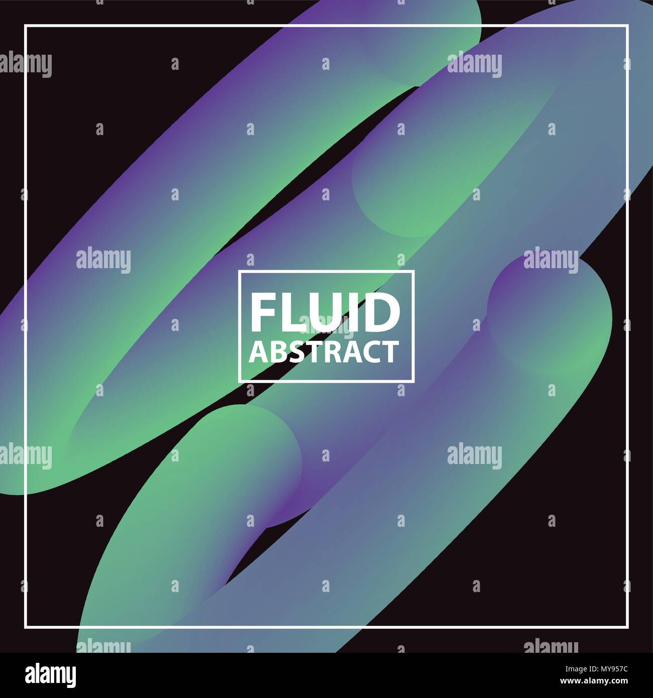 fluid abstract background Stock Vector Image & Art - Alamy
