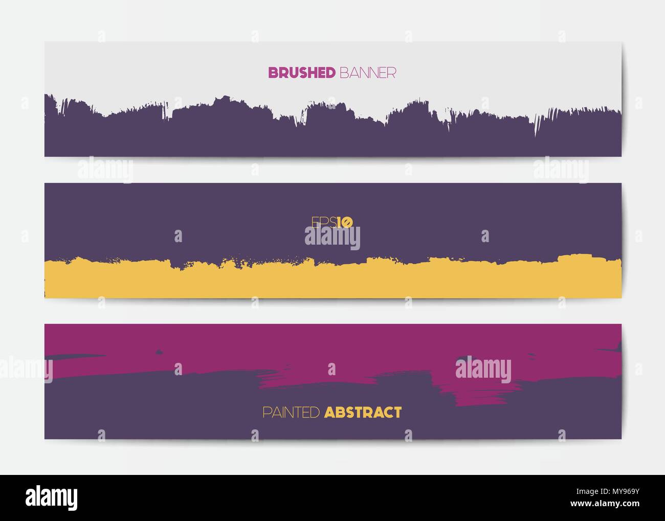 Abstract grunge banner templates Stock Vector Image & Art - Alamy