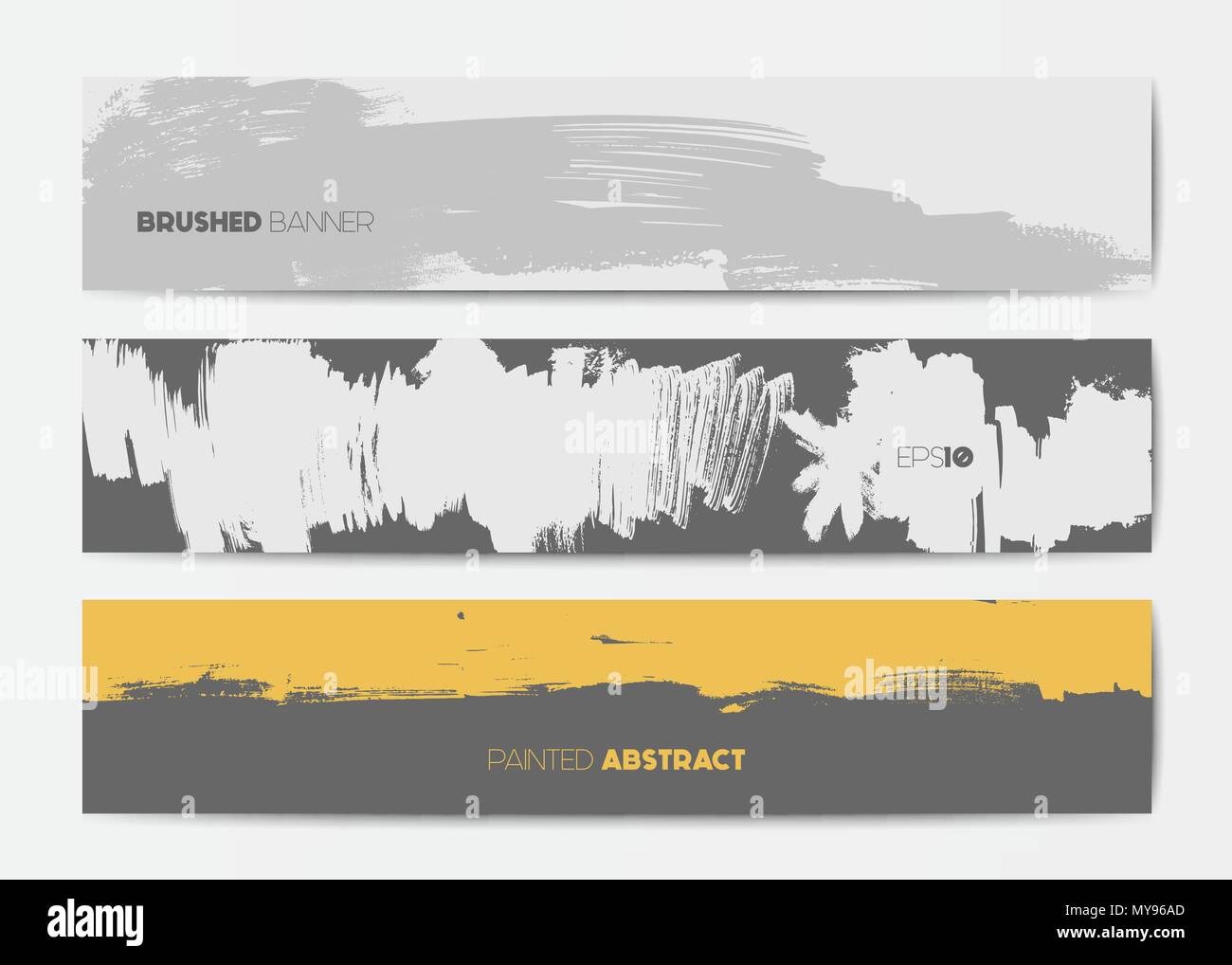 Abstract grunge banner templates Stock Vector Image & Art - Alamy