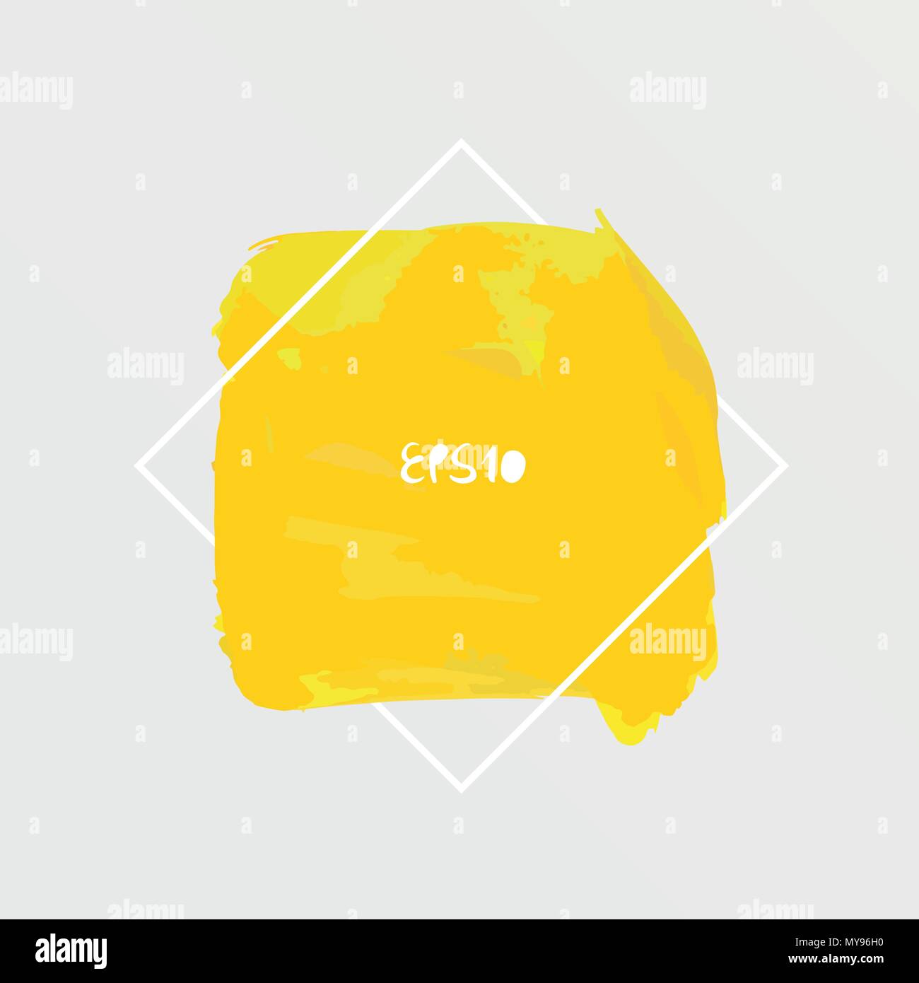 Square frame brush vector Stock Vector Images - Alamy