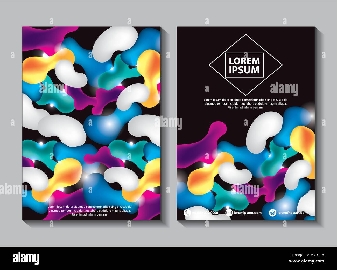 abstract covers fluids Stock Vector Image & Art - Alamy