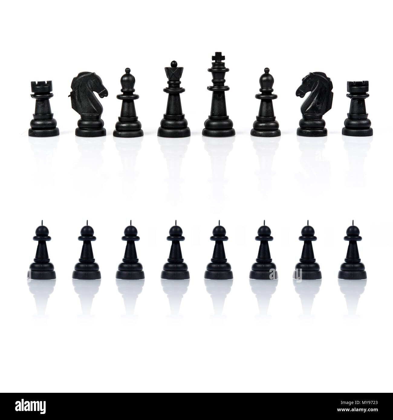 chess pieces isolated on white background Stock Photo - Alamy
