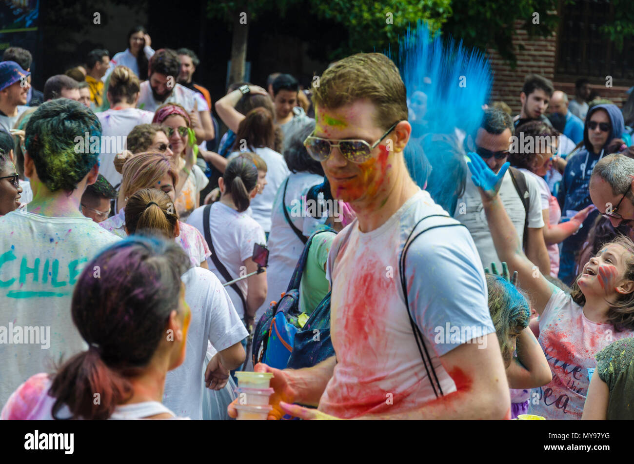 Holi Celebration In Spain