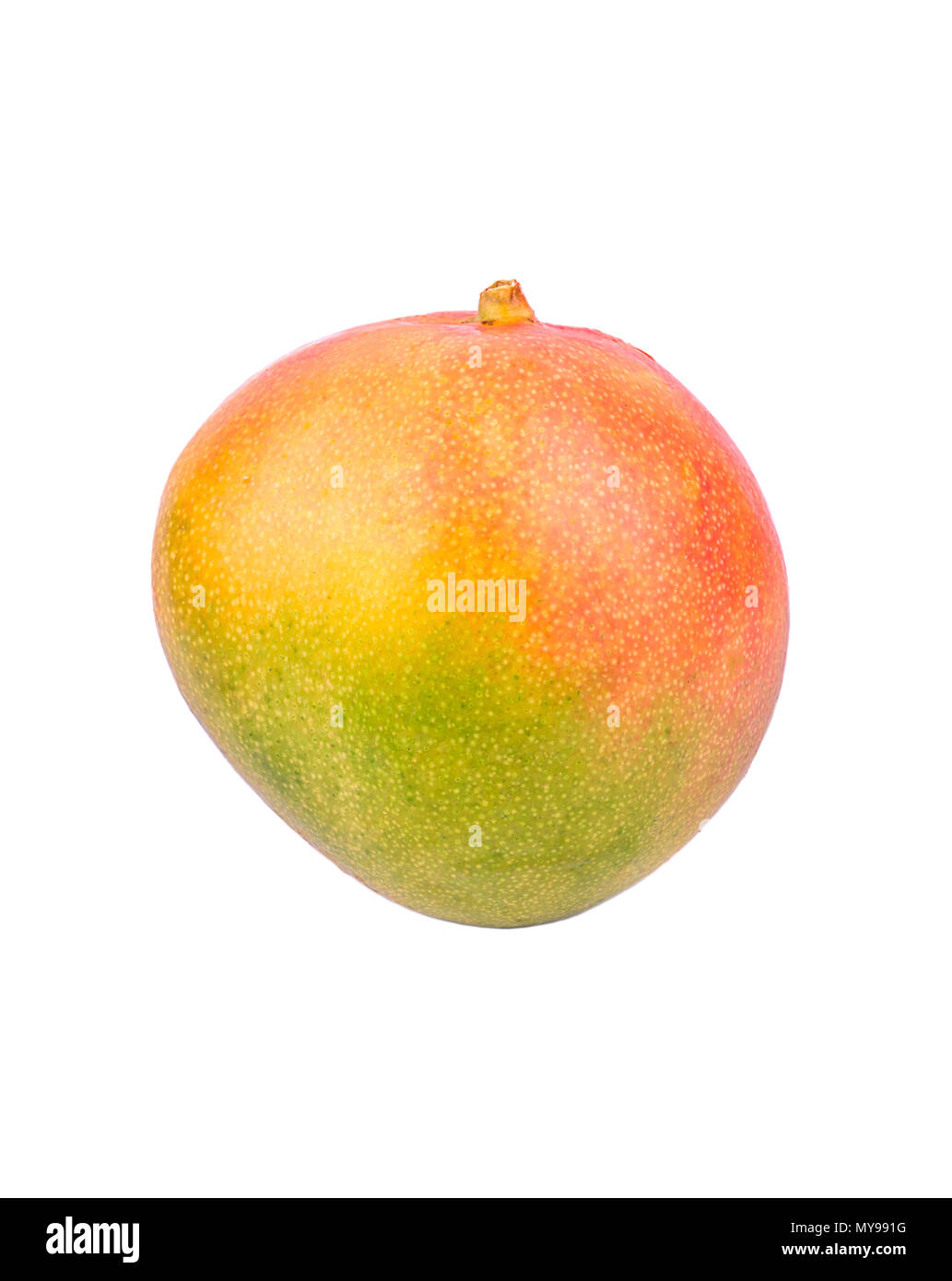 Fresh mango fruit curved isolated on white background Stock Photo - Alamy