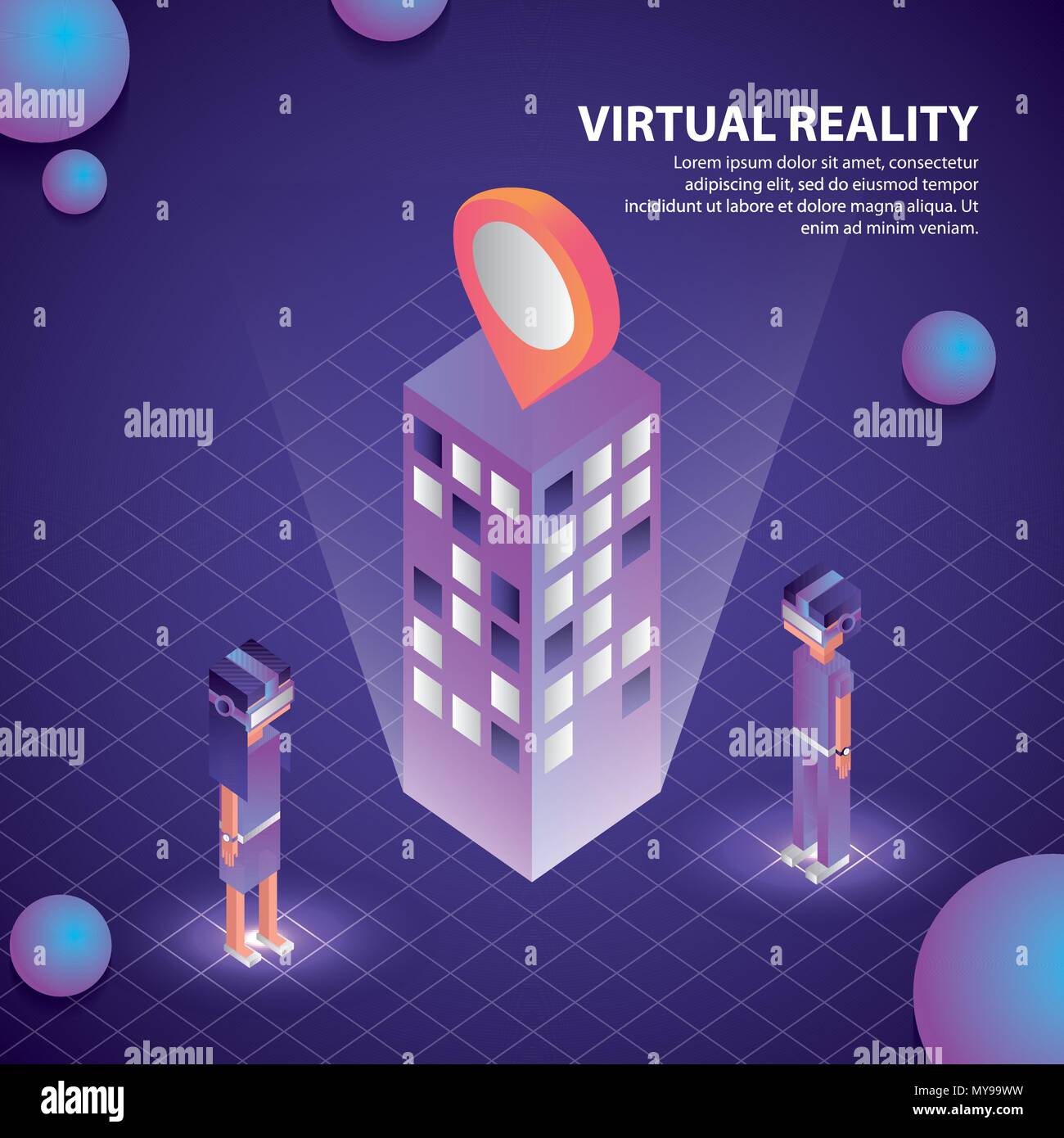 virtual reality isometric Stock Vector Image & Art - Alamy