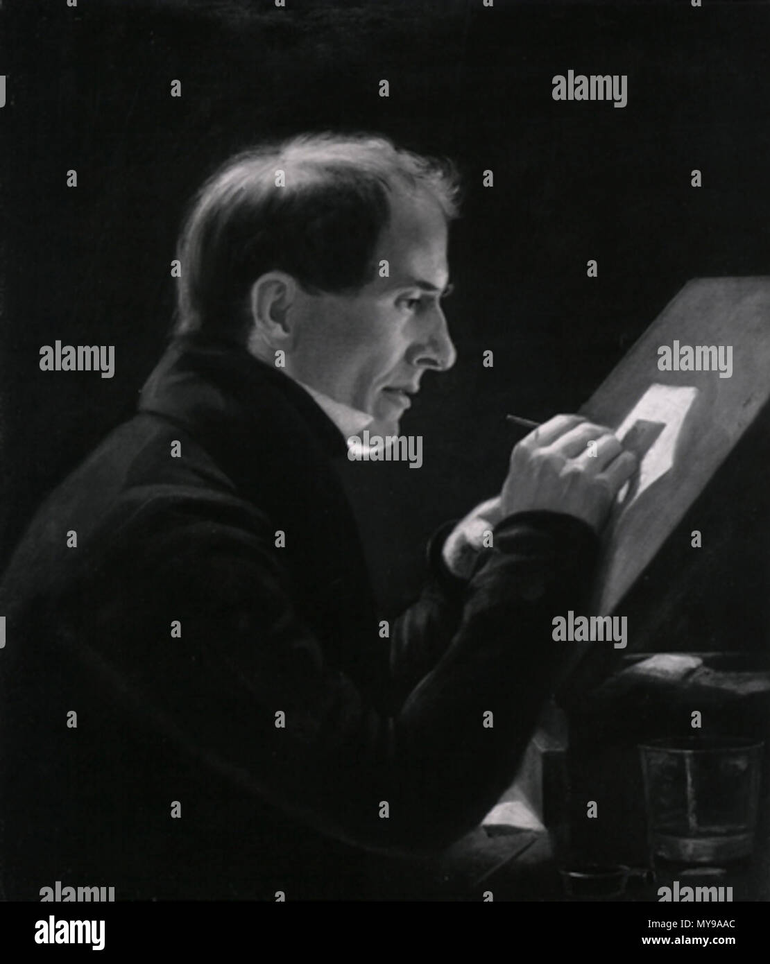 . Portrait of Alvan Clark. Oil on canvas. 19th century. George ...