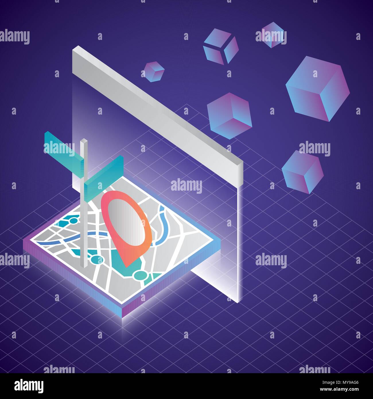 virtual reality isometric Stock Vector Image & Art - Alamy