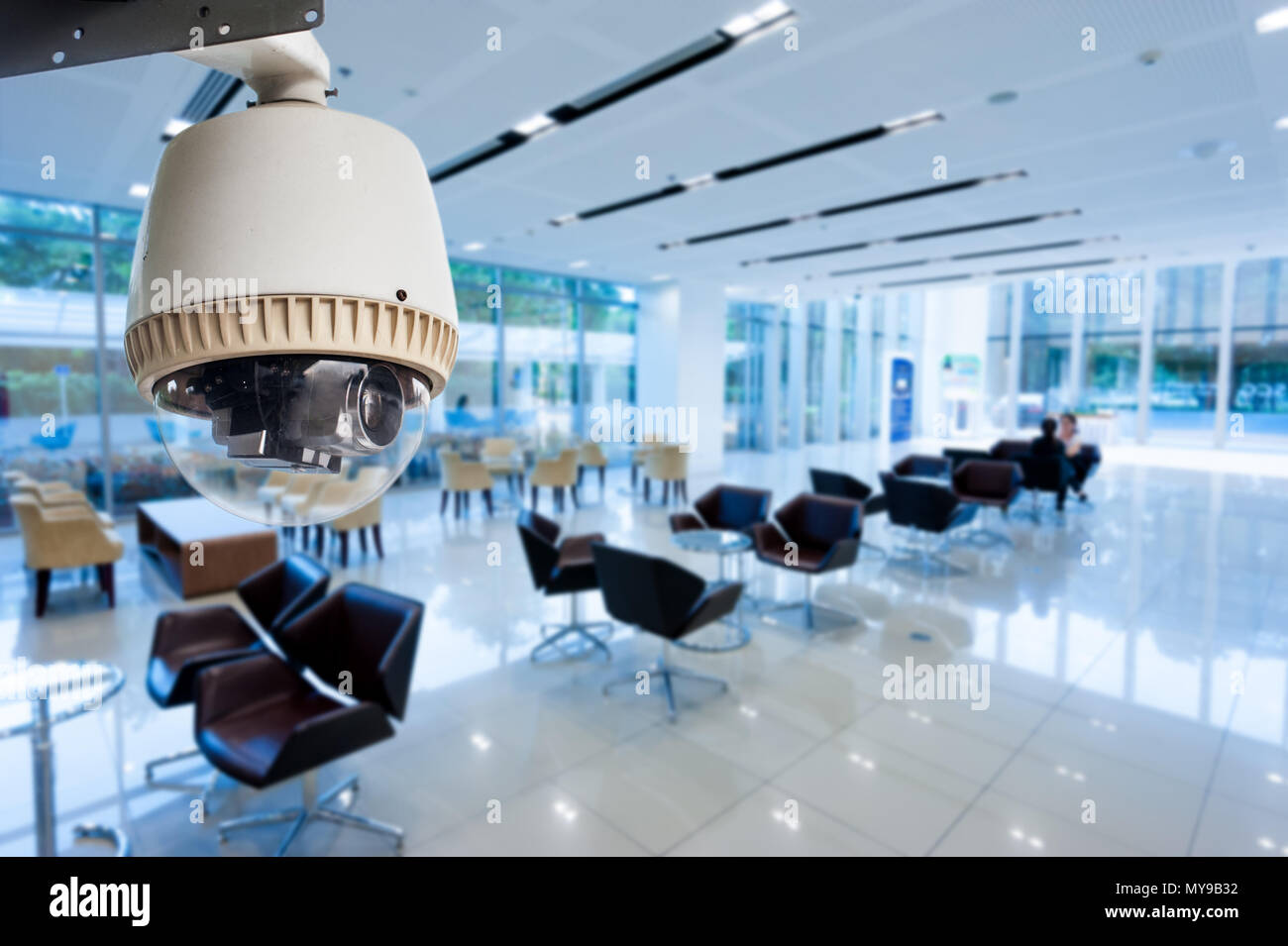 CCTV or surveillance operating in office building Stock Photo - Alamy