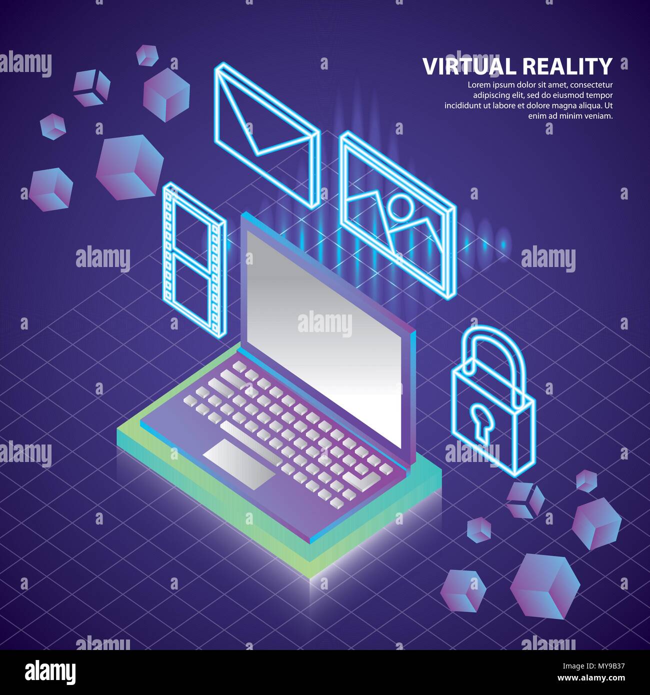 virtual reality isometric Stock Vector Image & Art - Alamy