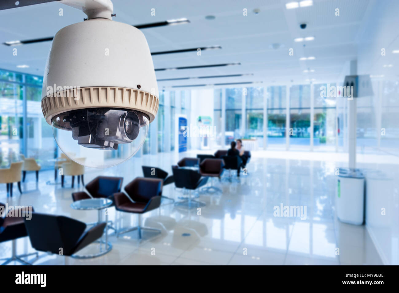 CCTV or surveillance operating in office building Stock Photo - Alamy