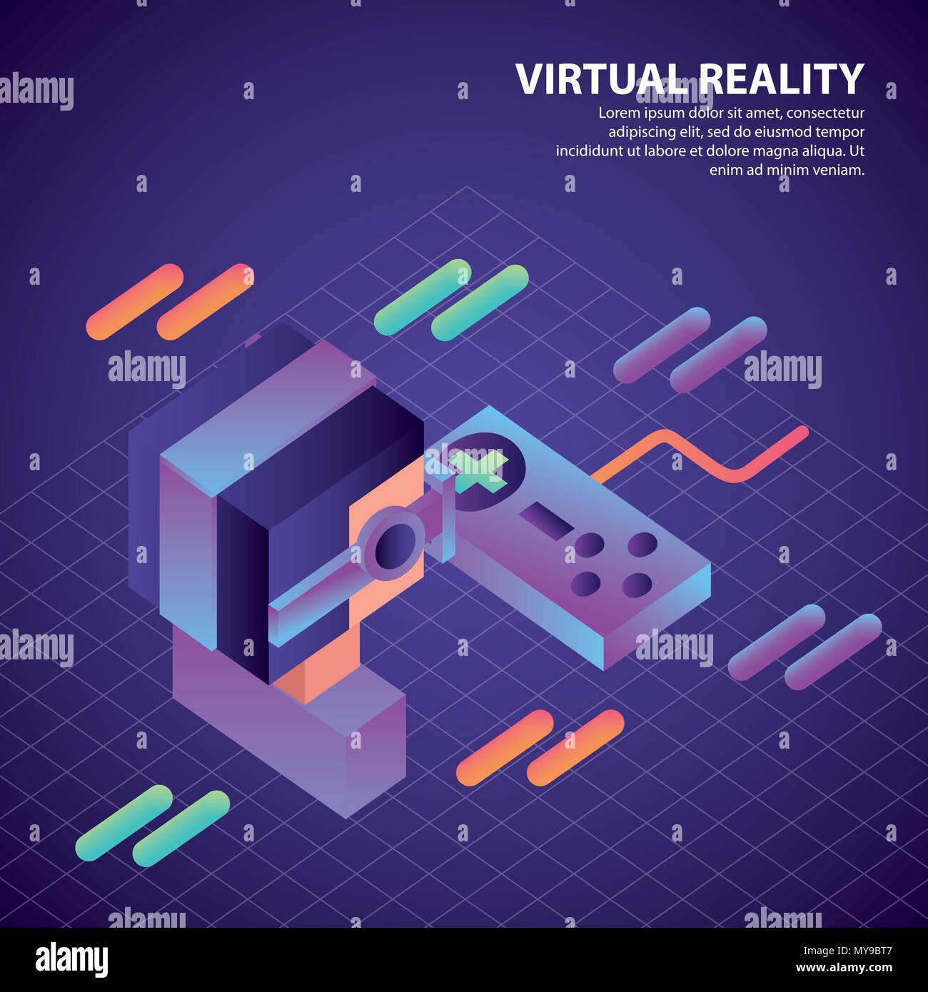 virtual reality isometric Stock Vector Image & Art - Alamy
