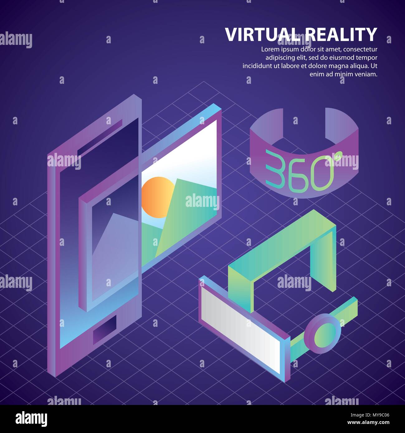 virtual reality isometric Stock Vector Image & Art - Alamy