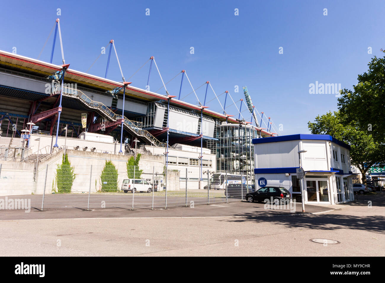 Karlsruhe, Germany. The Wildparkstadion, a football stadium home of the ...