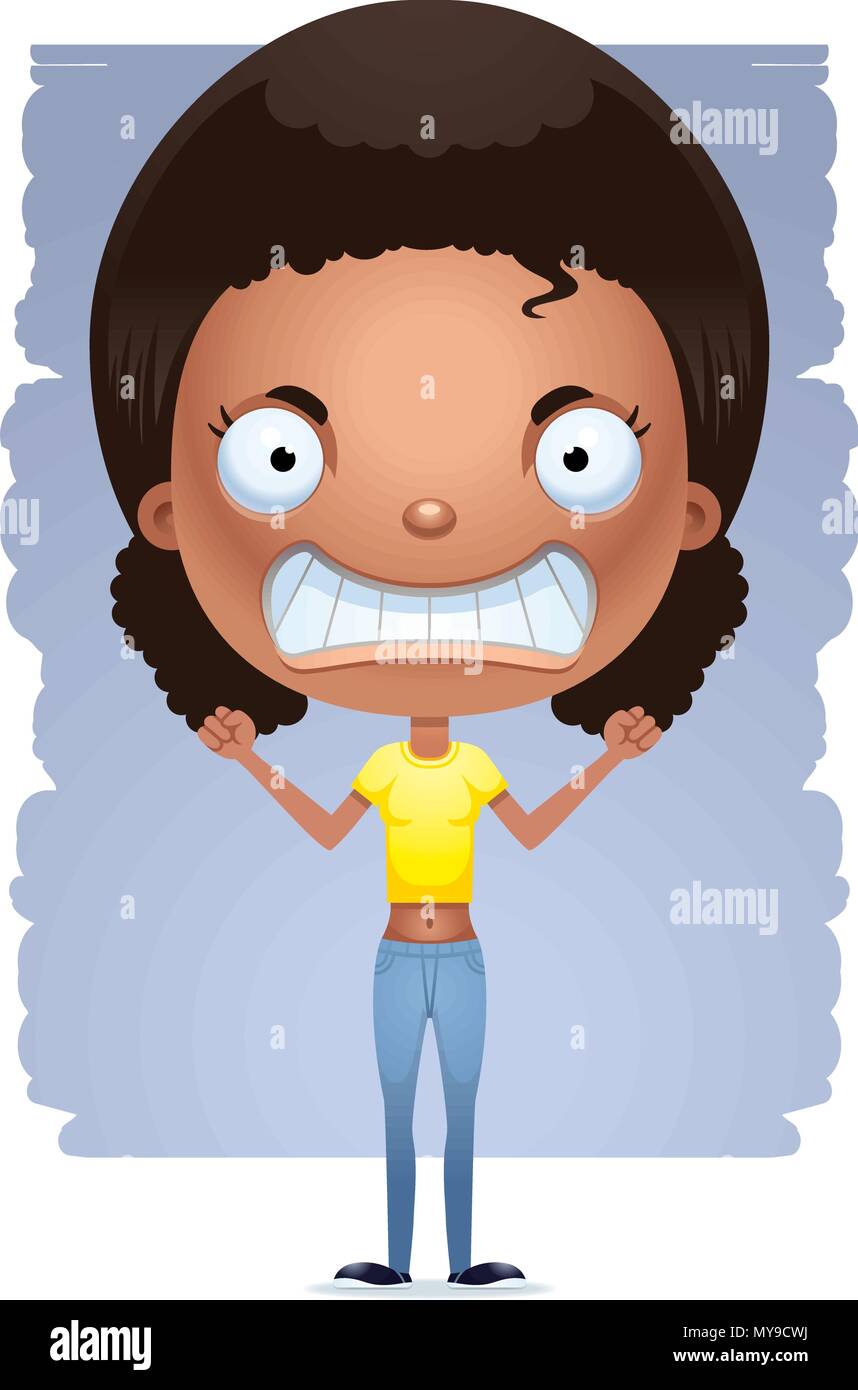 Mad girl Stock Vector Images - Alamy