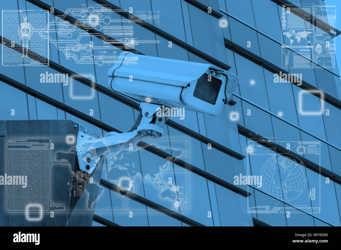 Cctv screen street hi-res stock photography and images - Alamy