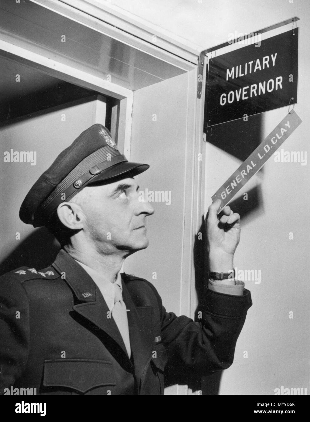 As a final official act, the outgoing military governor General Lucius ...