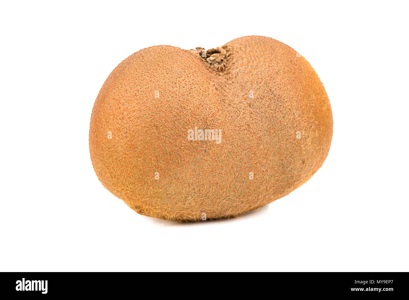 Ripe big kiwi fruit isolated on white background Stock Photo - Alamy