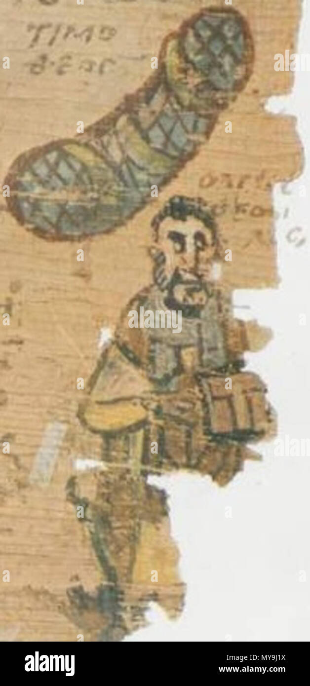 . English: Alexandrian World Chronicle - 6r - Theophilus and body of ...