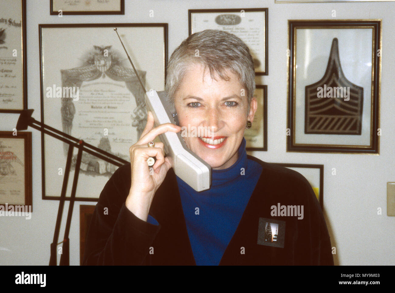 1990s phone call hi-res stock photography and images - Alamy