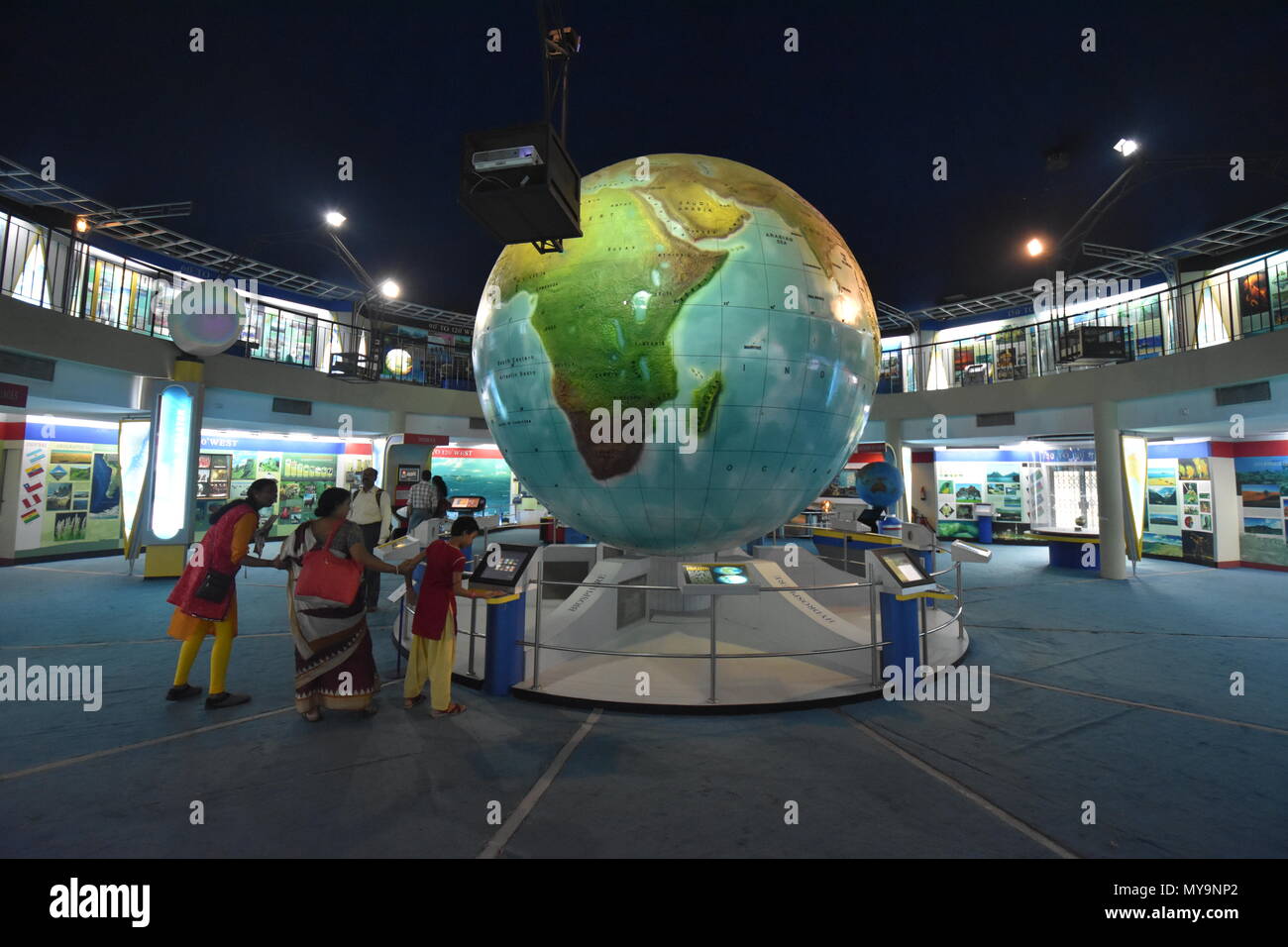Kolkata, India. 31 May, 2018. Earth Exploration Hall Interior of the ...