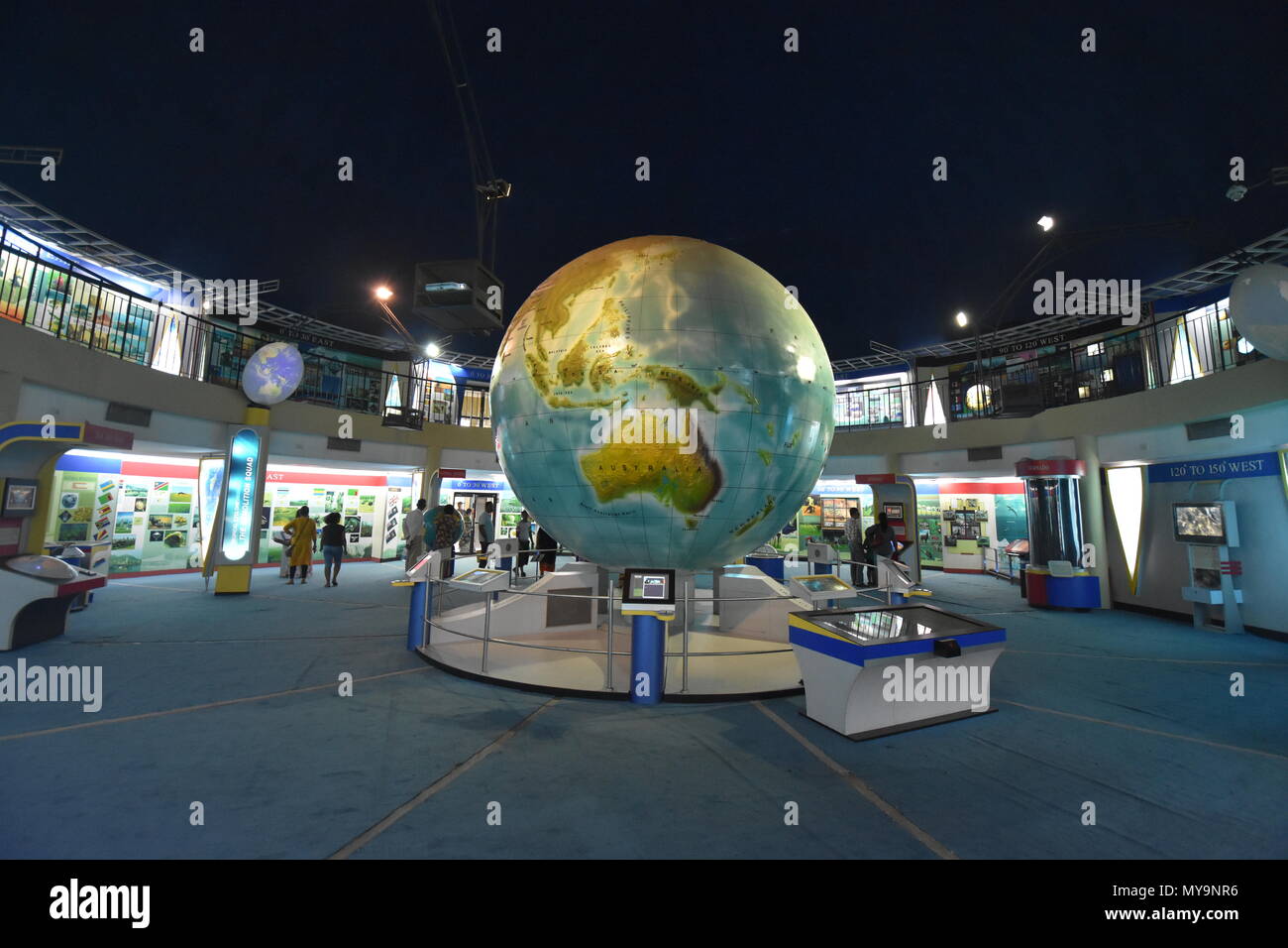 Kolkata, India. 31 May, 2018. Earth Exploration Hall Interior of the ...