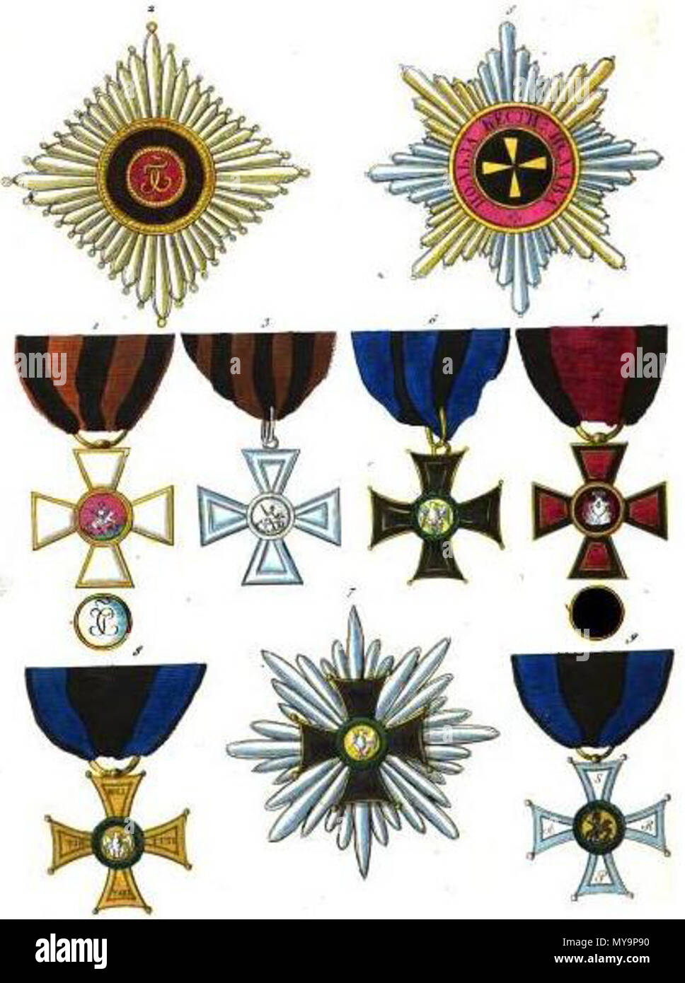 . Français : Collection historique des ordres de chevalerie civils et ...