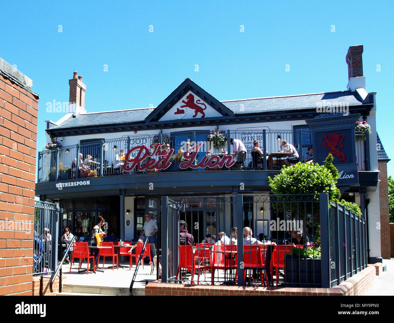 Refurbished Red Lion Public House, now owned by Wetherspoons in ...