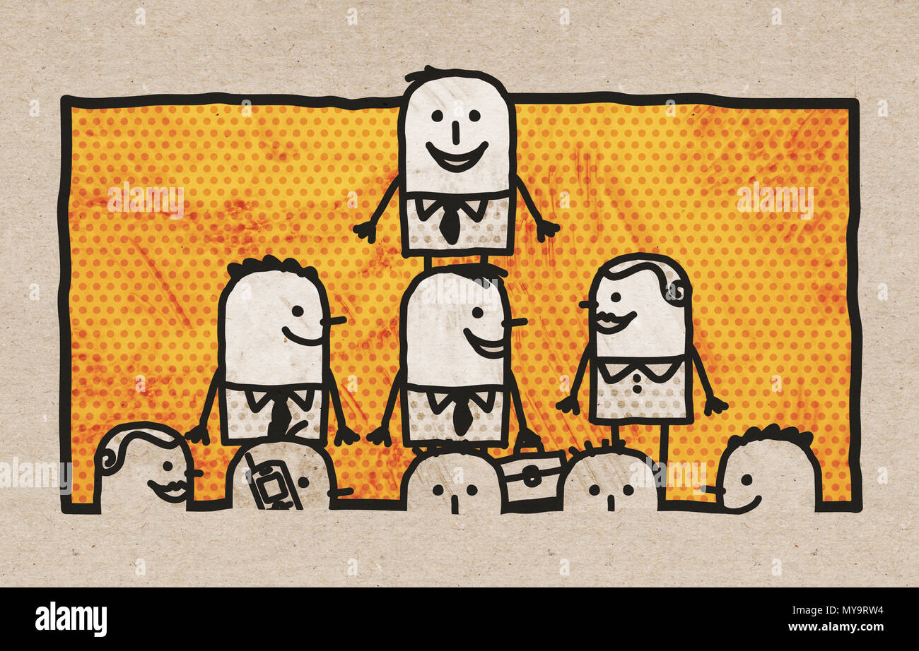 Business leadership cartoon people hi-res stock photography and images ...