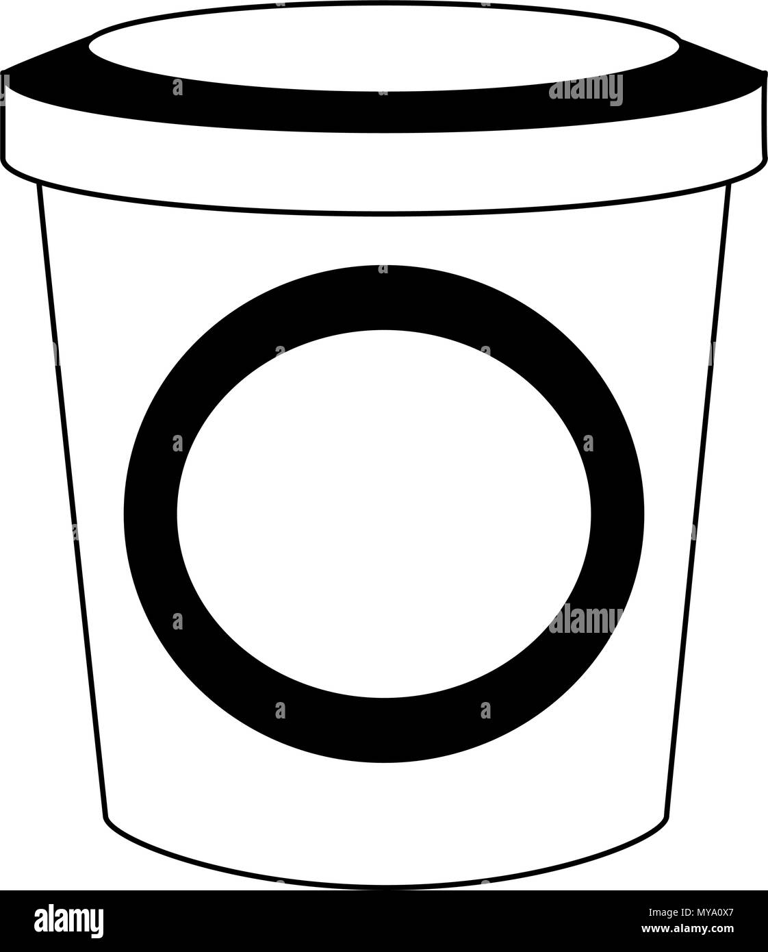 Sketch Plastic Container Coloring Pages