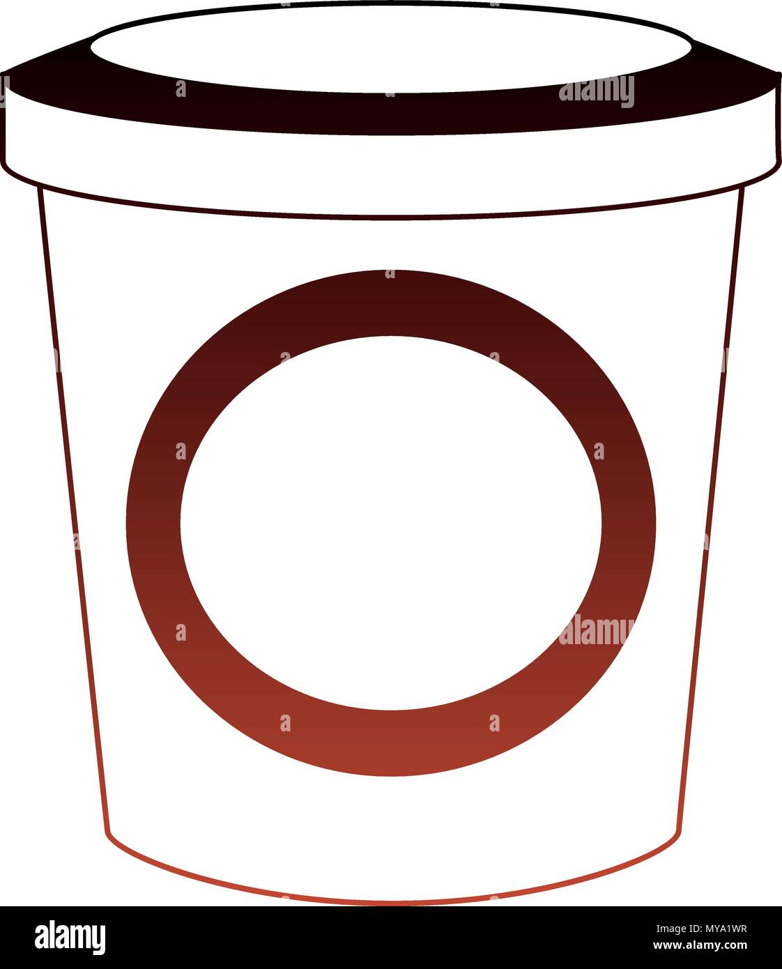 Red plastic box packaging Stock Vector Images - Alamy