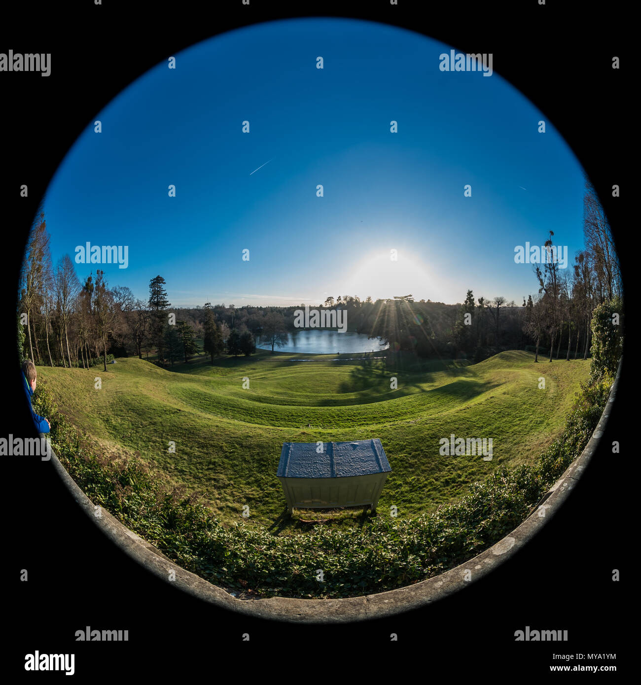 Claremont Landscape Gardens, Surrey Stock Photo - Alamy