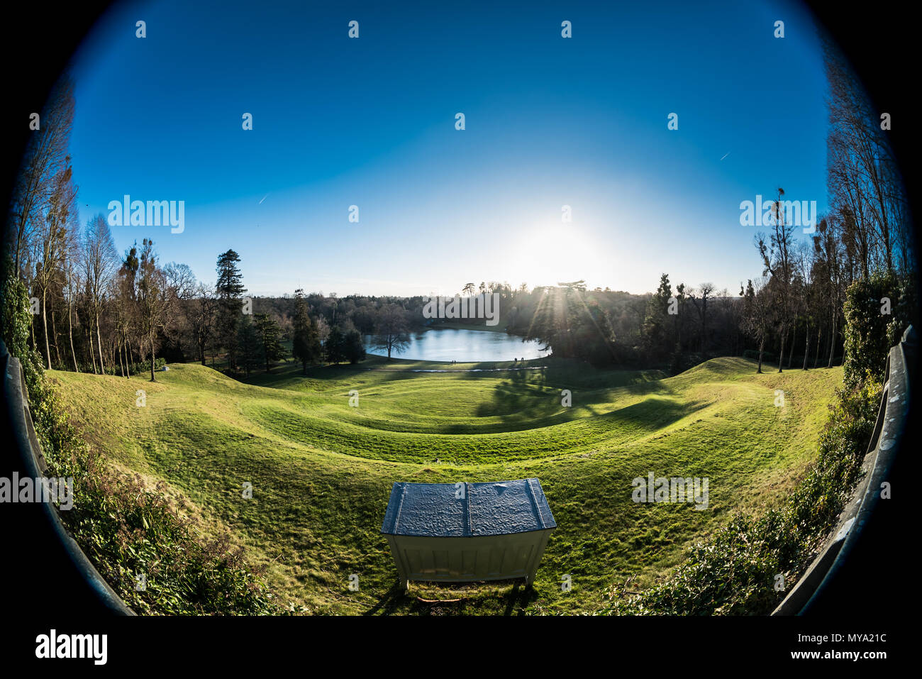 Claremont Landscape Gardens, Surrey Stock Photo - Alamy