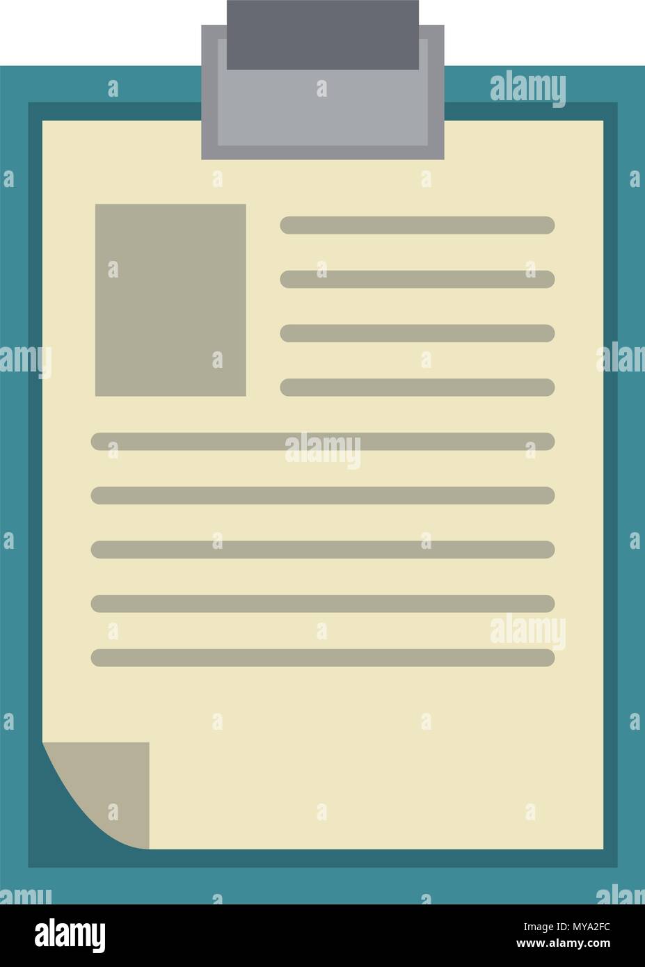Documents on clipboard Stock Vector Image & Art - Alamy