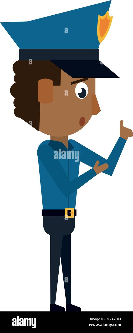 Cute police officer cartoon Stock Vector Image & Art - Alamy