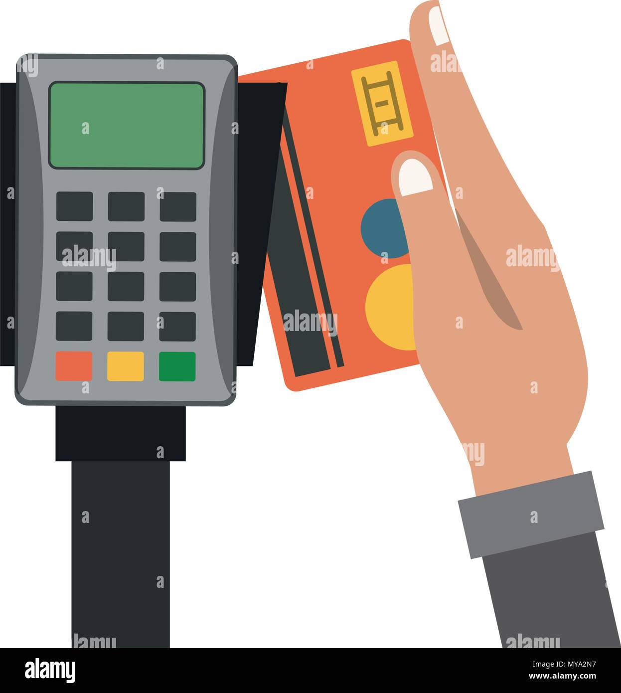 Hand using credit card Stock Vector Image & Art - Alamy