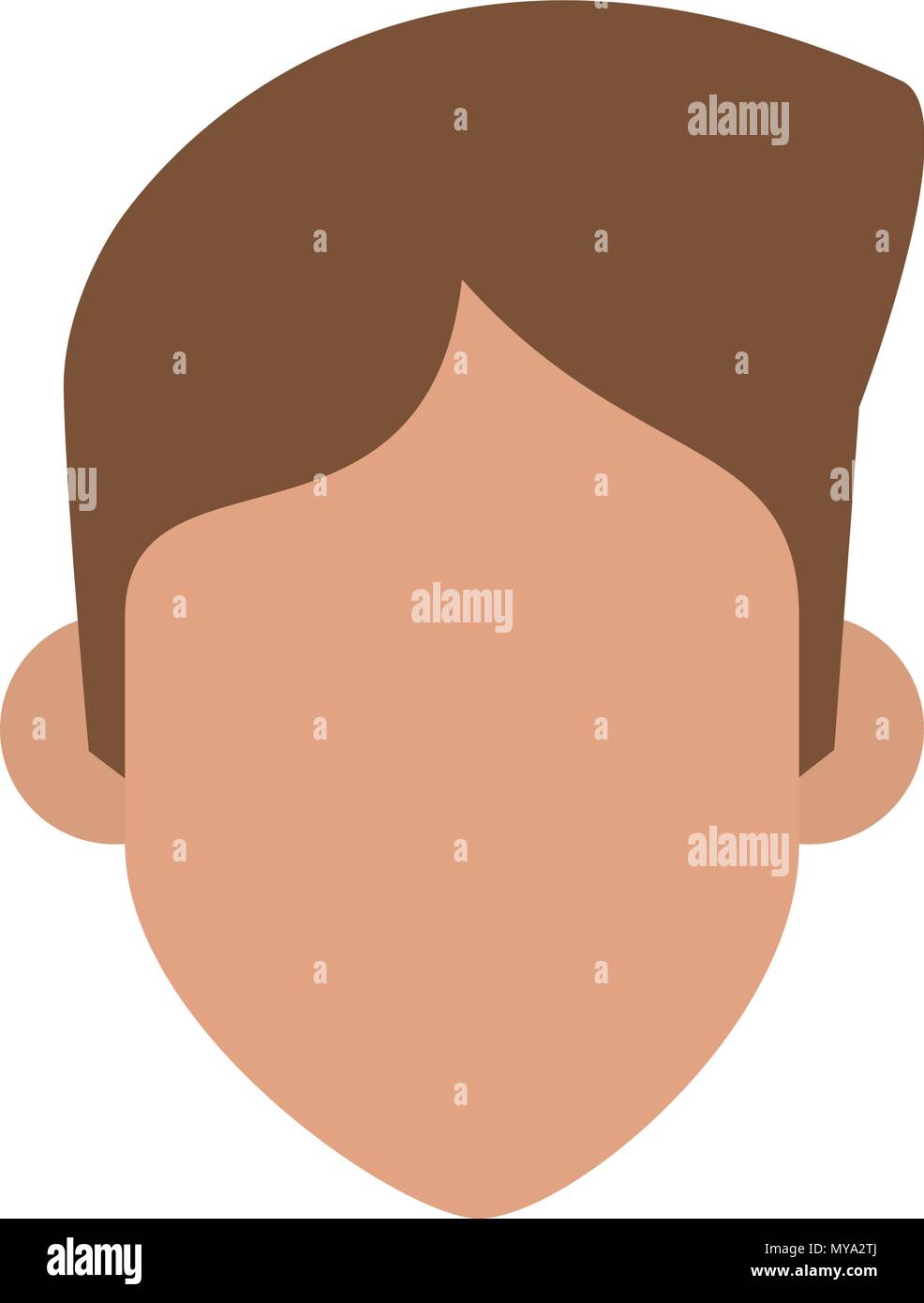 Man faceless cartoon Stock Vector Image & Art - Alamy
