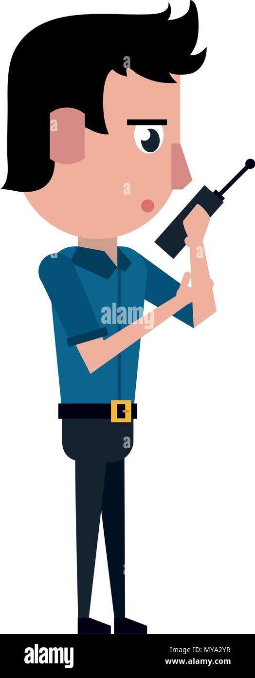Cute police officer cartoon Stock Vector Image & Art - Alamy