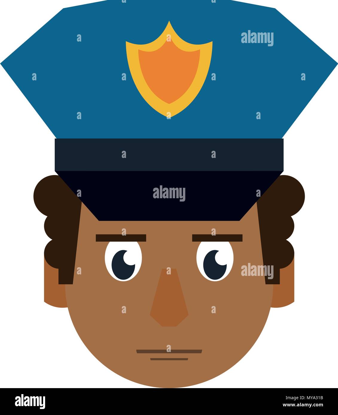 Cute police officer cartoon Stock Vector Image & Art - Alamy