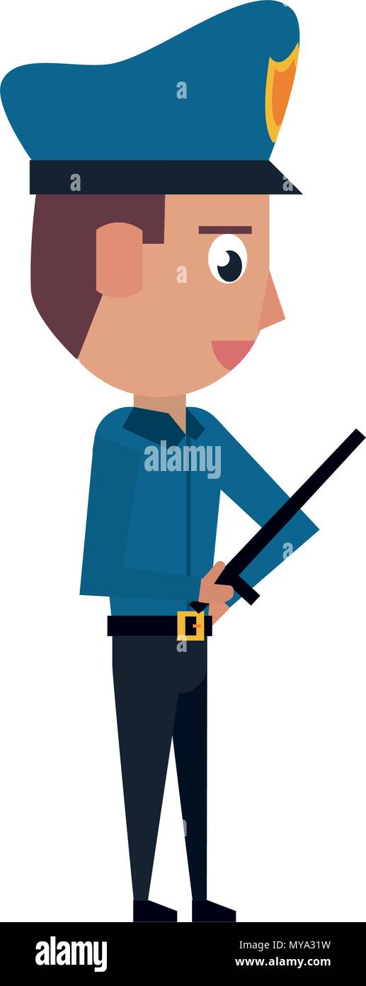 Cute police officer cartoon Stock Vector Image & Art - Alamy