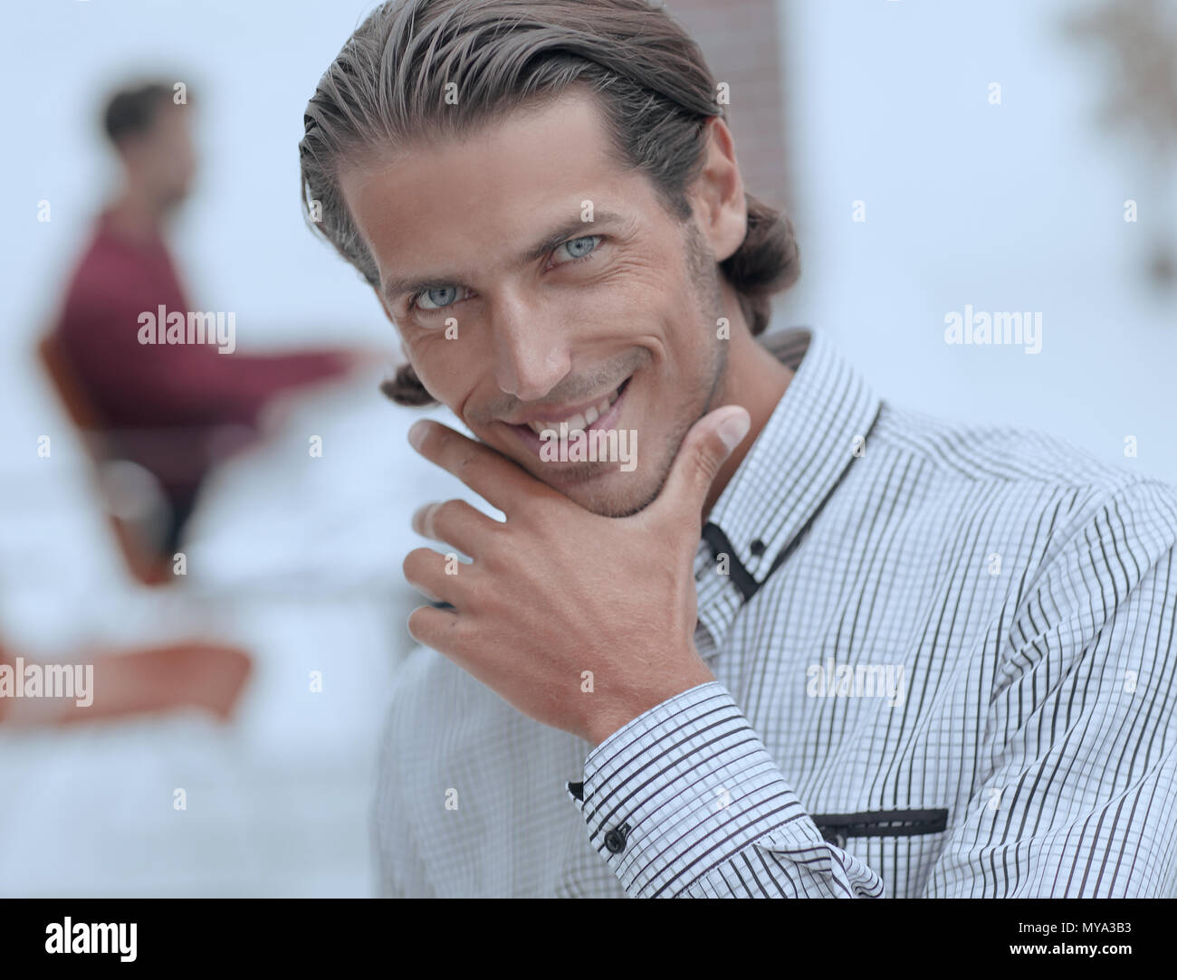 portrait of a successful man Stock Photo - Alamy