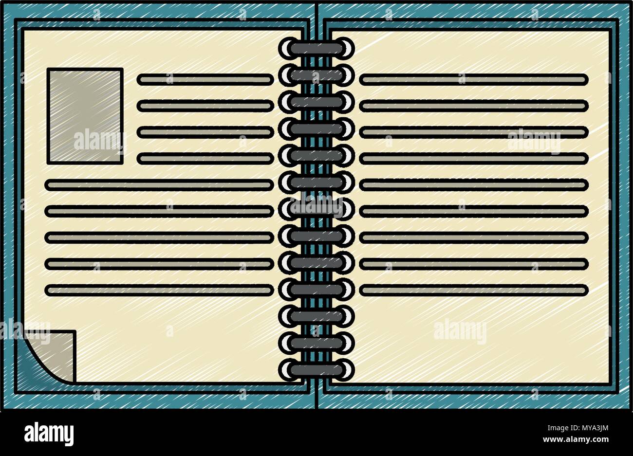 Book open isolated scribble Stock Vector Image & Art - Alamy