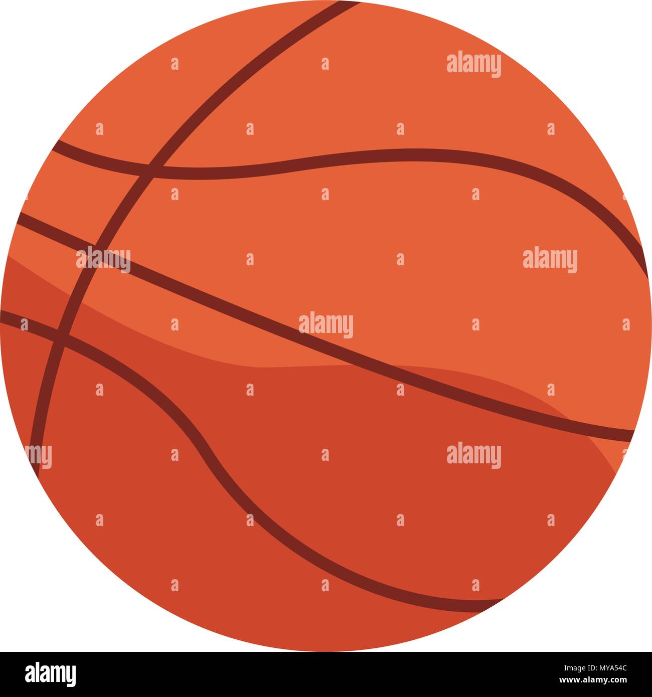 Basketball ball isolated Stock Vector Image & Art - Alamy