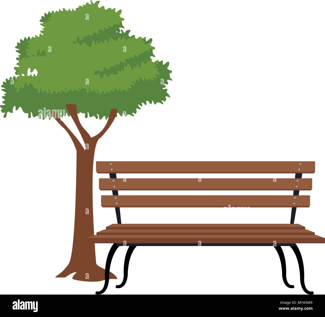 Wooden chair isolated Stock Vector Image & Art - Alamy
