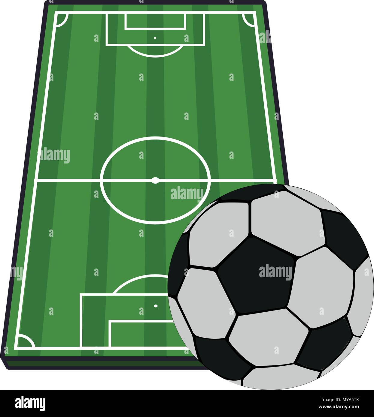 Soccer turf field bright Stock Vector Images - Alamy