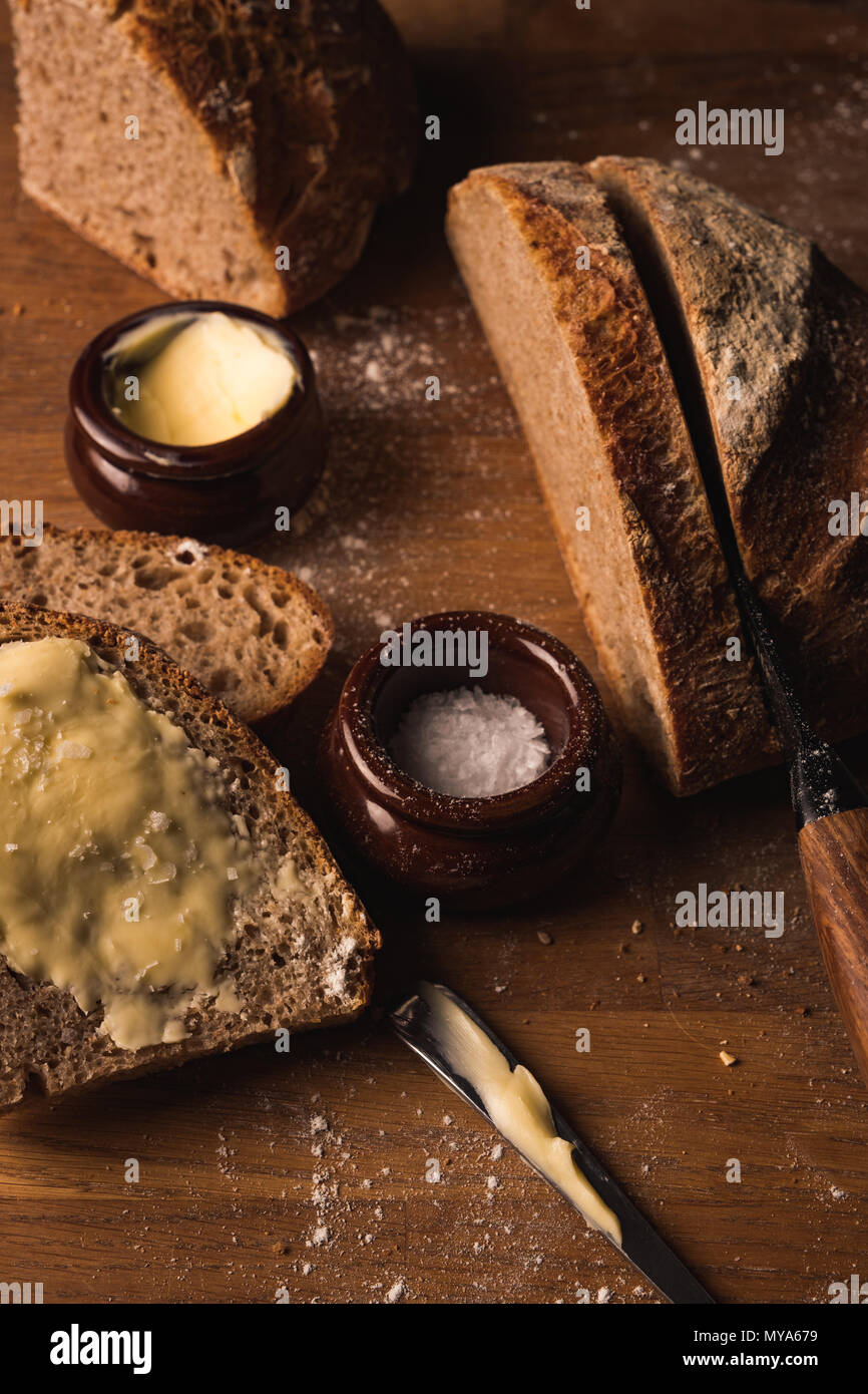 Bread and Butter Stock Photo - Alamy