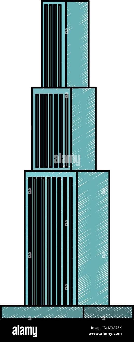 Urban building isolated scribble Stock Vector Image & Art - Alamy