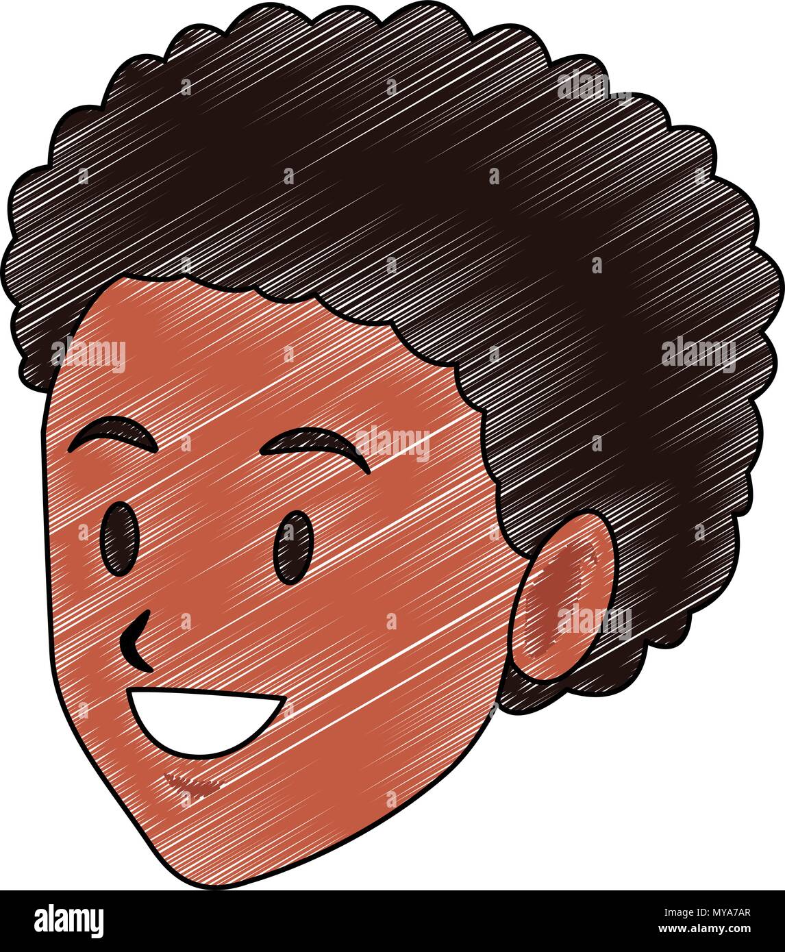 Young woman face scribble Stock Vector Image & Art - Alamy